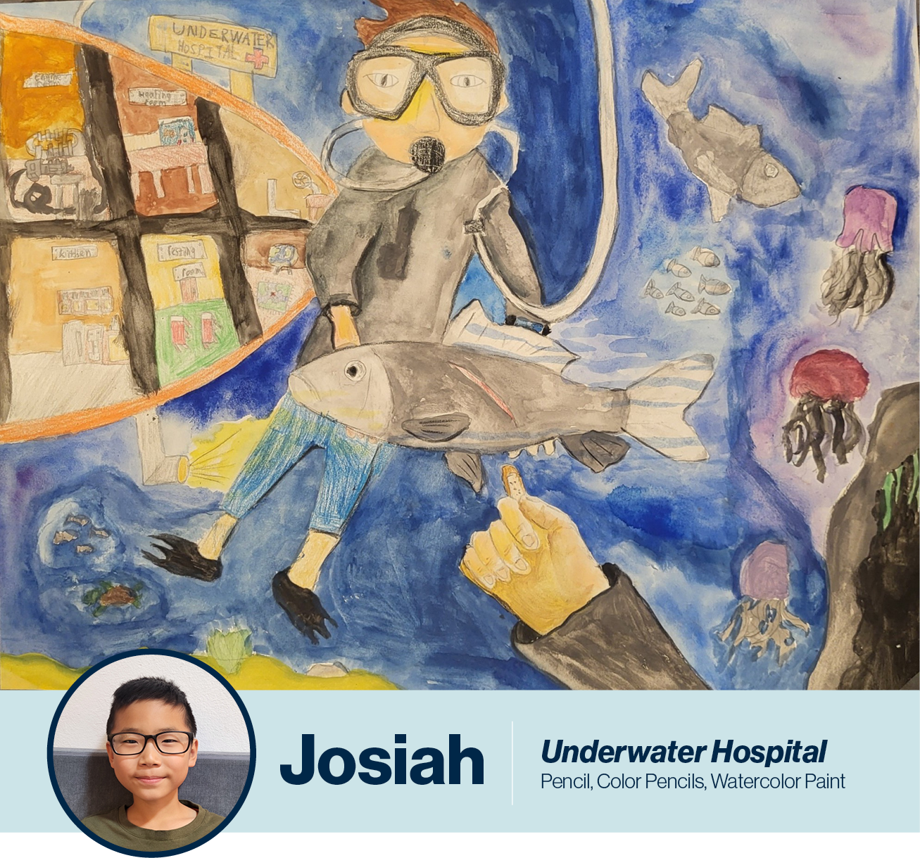 Adrita, a second grade student from Irvine, submitted “Preservation,” a ...